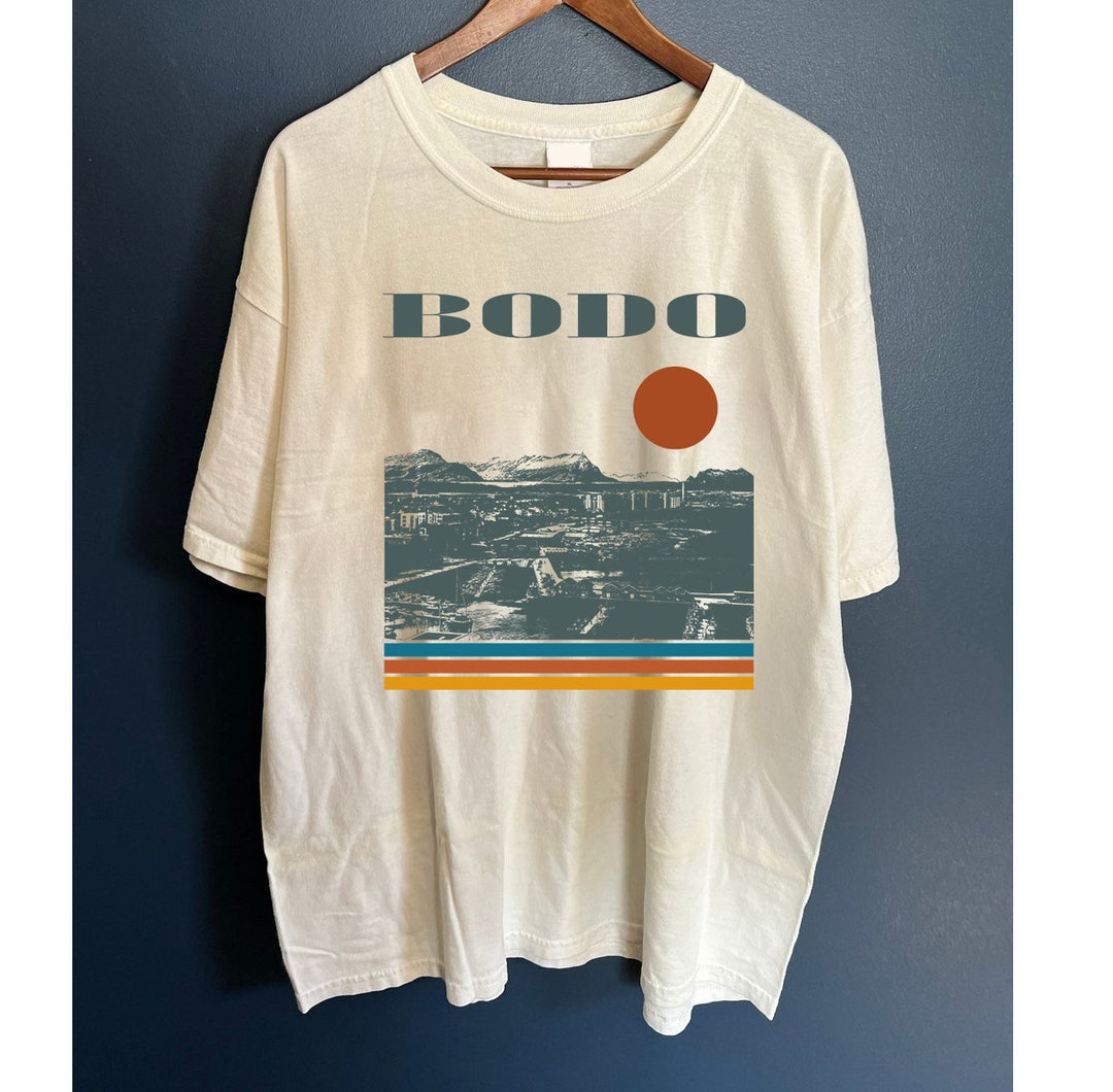 Bodo T-shirt, Bodo Shirt, Bodo Travel, Bodo City Tees, Bodo Retro T ...