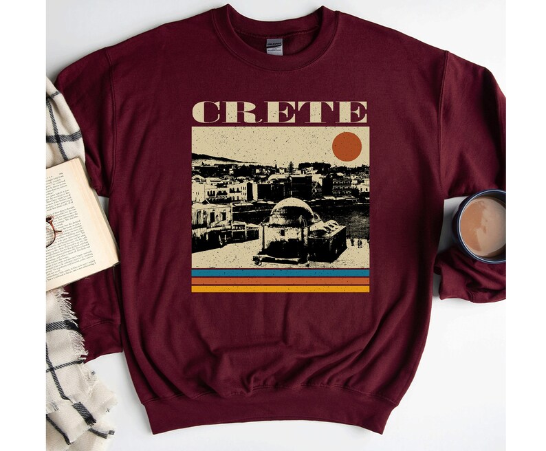 Crete T-shirt, Crete Shirt, Crete Travel, Greek City Tees, Crete ...