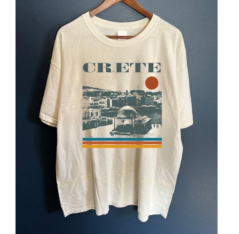 Crete T-shirt, Crete Shirt, Crete Travel, Greek City Tees, Crete ...