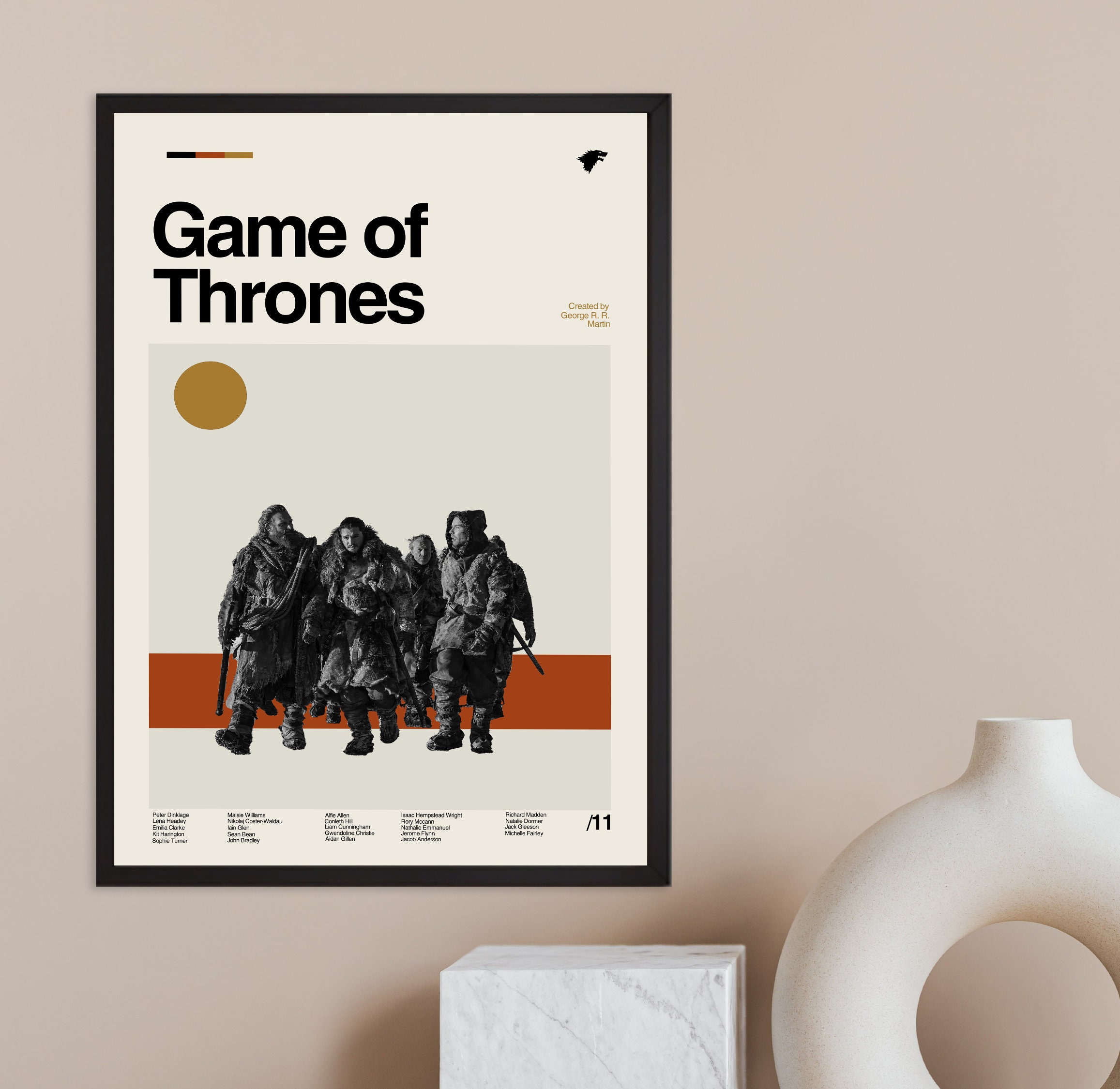 Game Of Thrones Minimalist Poster