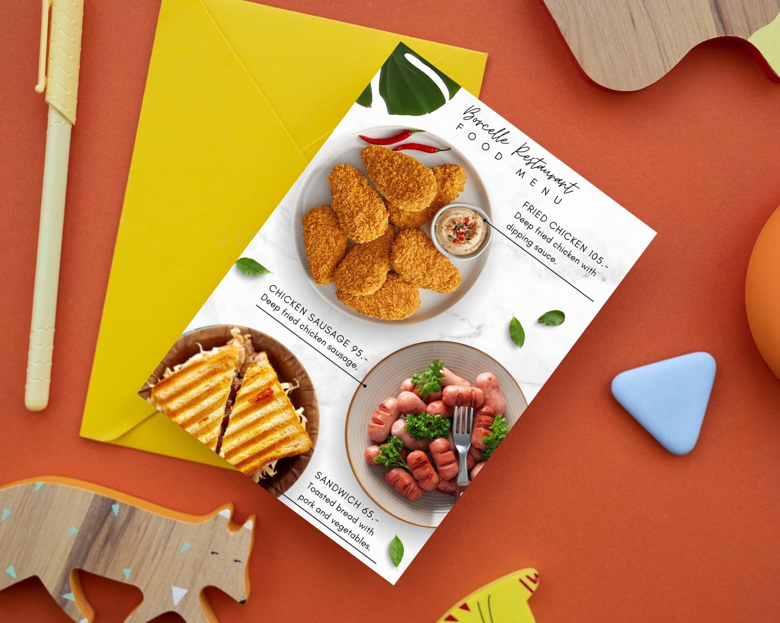 Canva Menu Template Restaurant Menu for Social Media Editable Printable ...