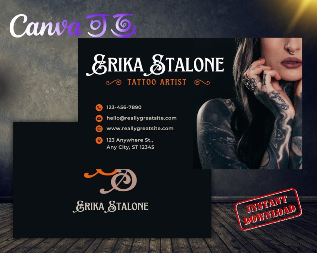 Employee Card Editable Template, Minimalist DIY Edit BUSINESS Sampler ...