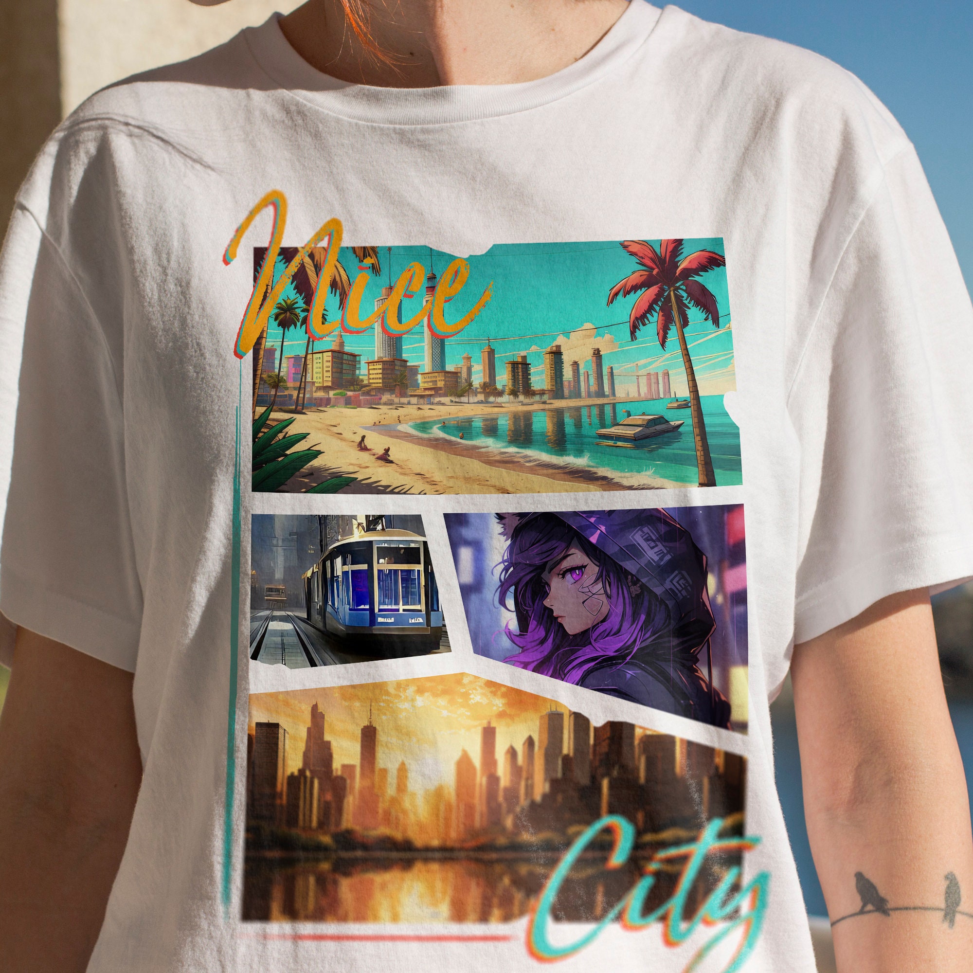 Printable GTA Scenes Digital Design for Shirt, Custom Clothes Prints ...