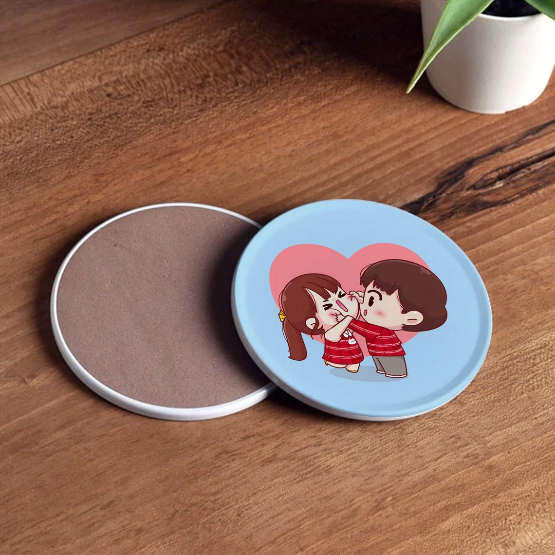 Cute Valentines Printable Coaster Design Adorable Coasters - Etsy