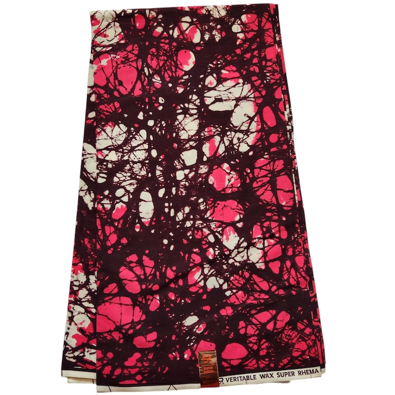 Pink Tie-dye African Ankara Fabric, African Fabric by the Yard, African ...