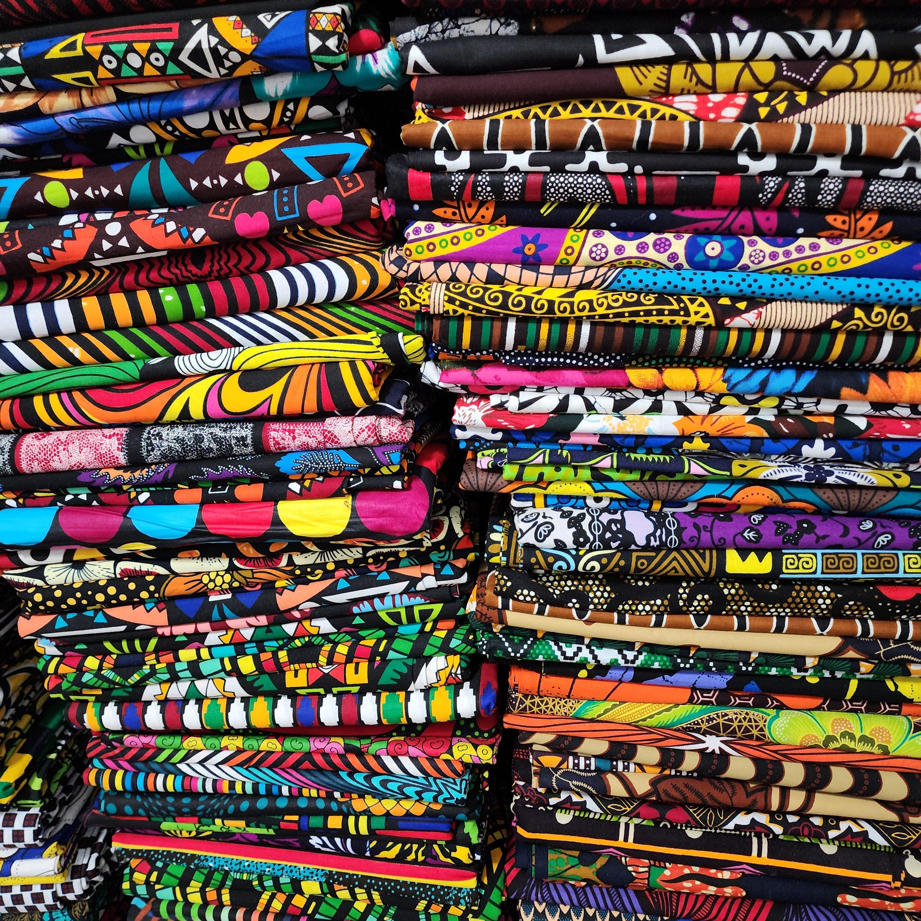 African Fabric Craft Set, Ankara Fabric Cuts, Ankara Fabric Bundle ...