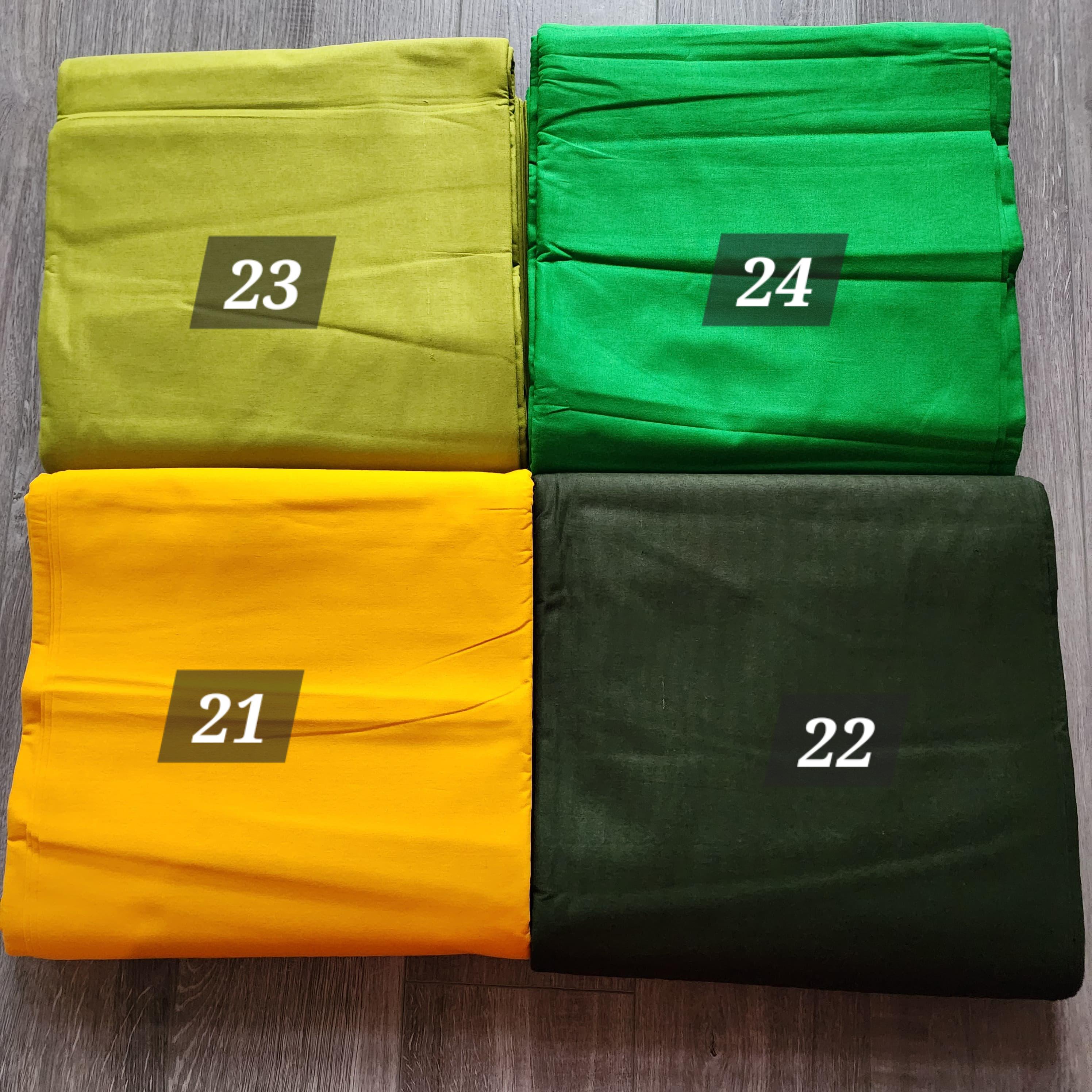 Solid Color African Fabric by the Yard, Plain Ankara Fabric, Plain ...