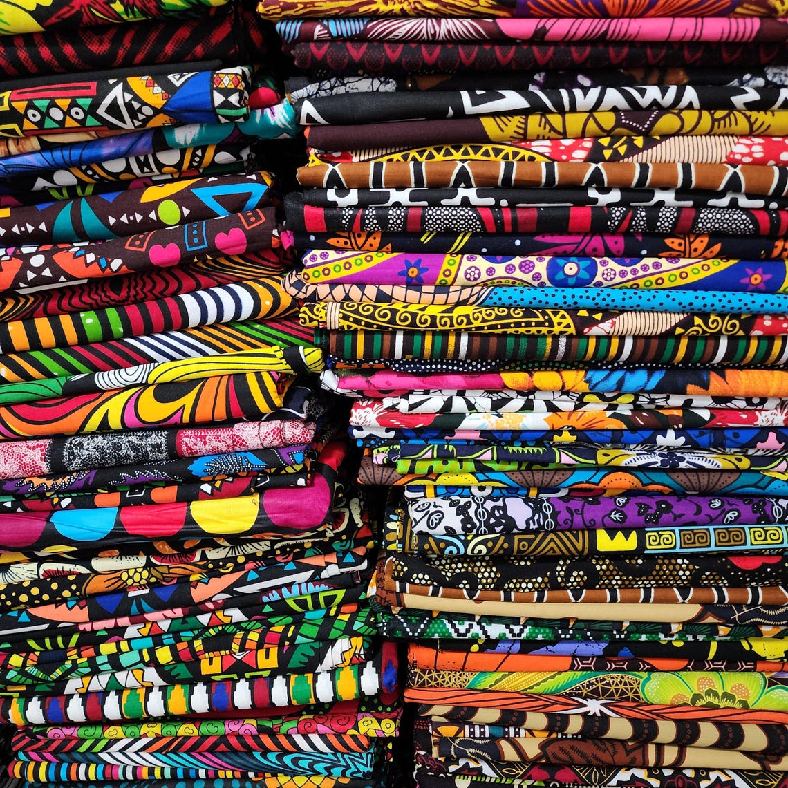 African Fabric Craft Set, Ankara Fabric Cuts, Ankara Fabric Bundle ...