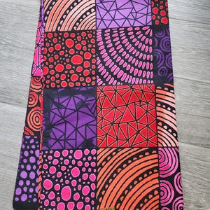 Pink Patchwork Tie-dye African Ankara Fabric, African Print Fabric - Etsy