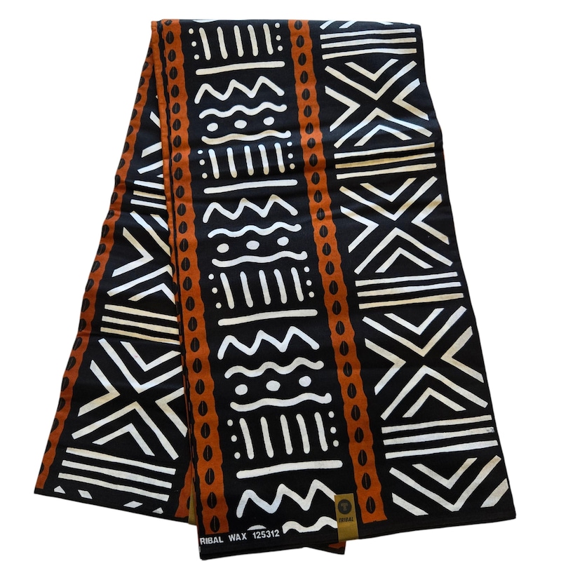 African Fabric Block - Etsy