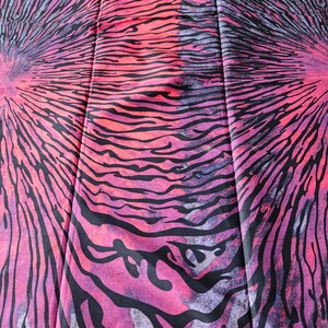 Pink and Black African Ankara Fabric, African Fabric by the Yard ...