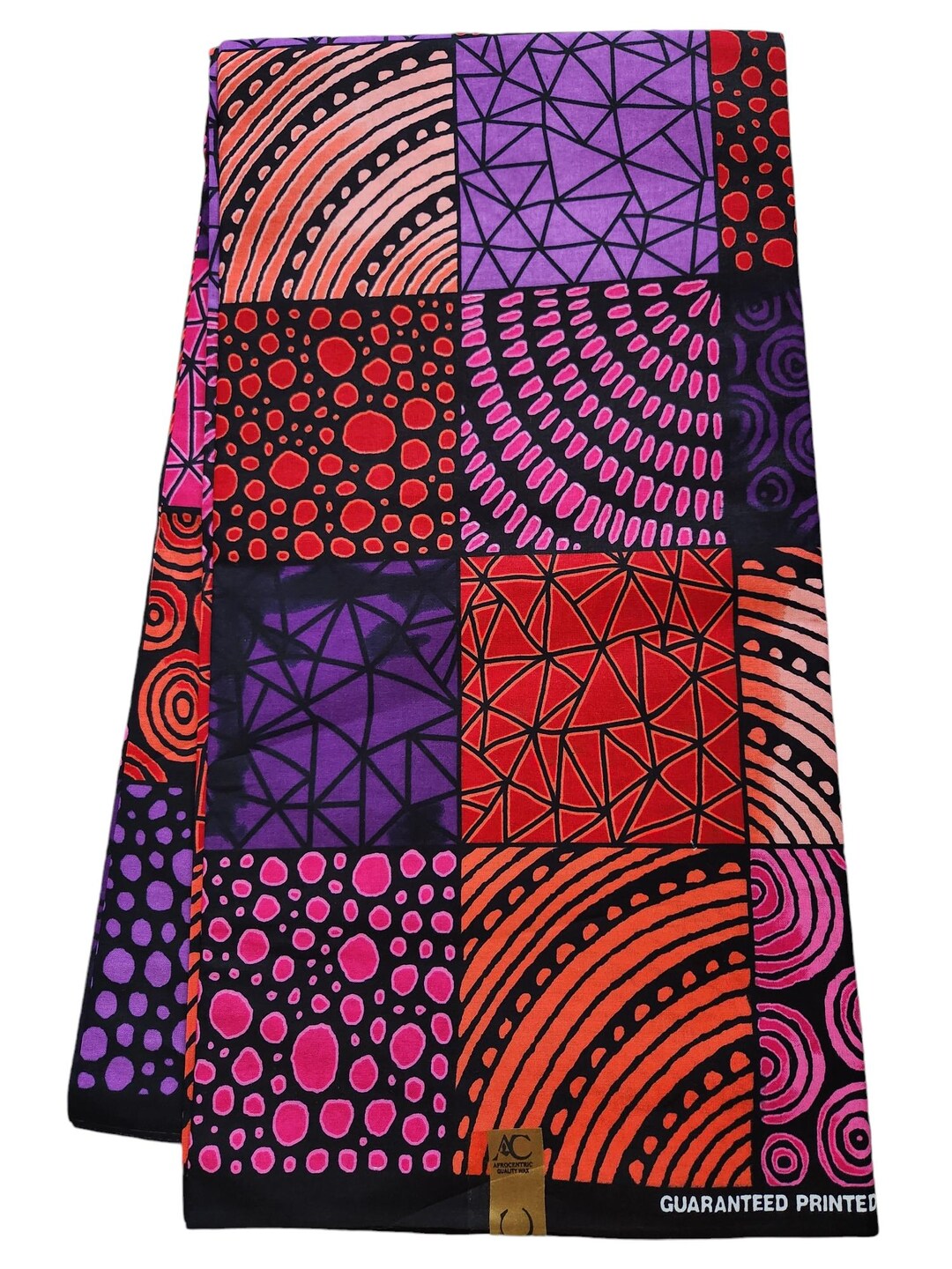 Pink Patchwork Tie-dye African Ankara Fabric, African Print Fabric - Etsy