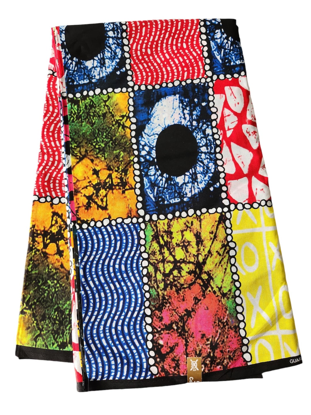 Patchwork Fabric African Ankara Print Fabric, African Fabric by the ...