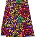 Purple African Ankara Fabric, African Fabric by the Yard, African Print ...