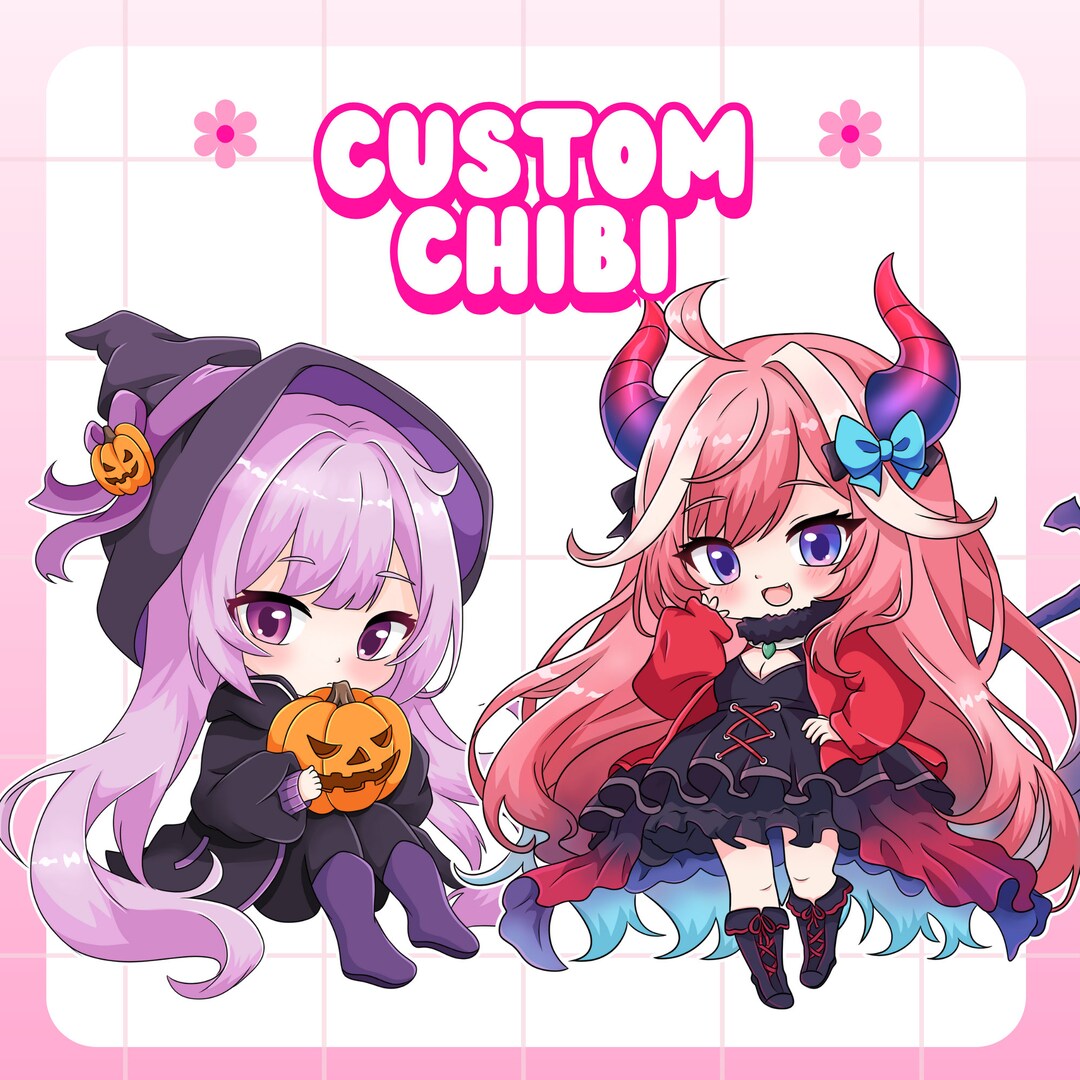 CUSTOM CHIBI Cartoon Fanart Original Character Anime - Etsy Australia
