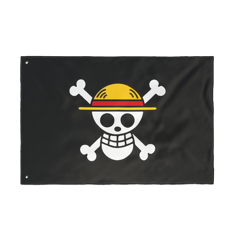 One Piece Straw Flag - Etsy