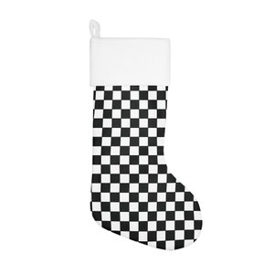 Checkered Stocking, Racing Black and White Stockings, Racecar Fans ...