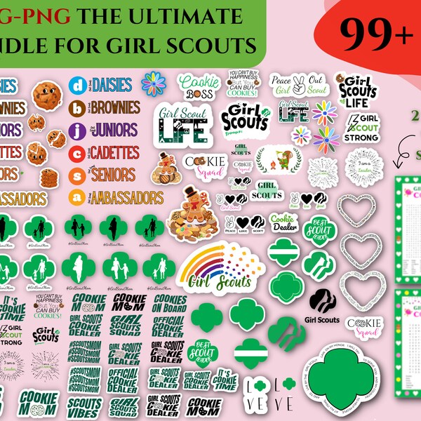 Girl Scout Svg - Etsy