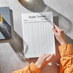 Editable Shoe Order Form Template, Small Business (8.5x11) (PDF) - Etsy