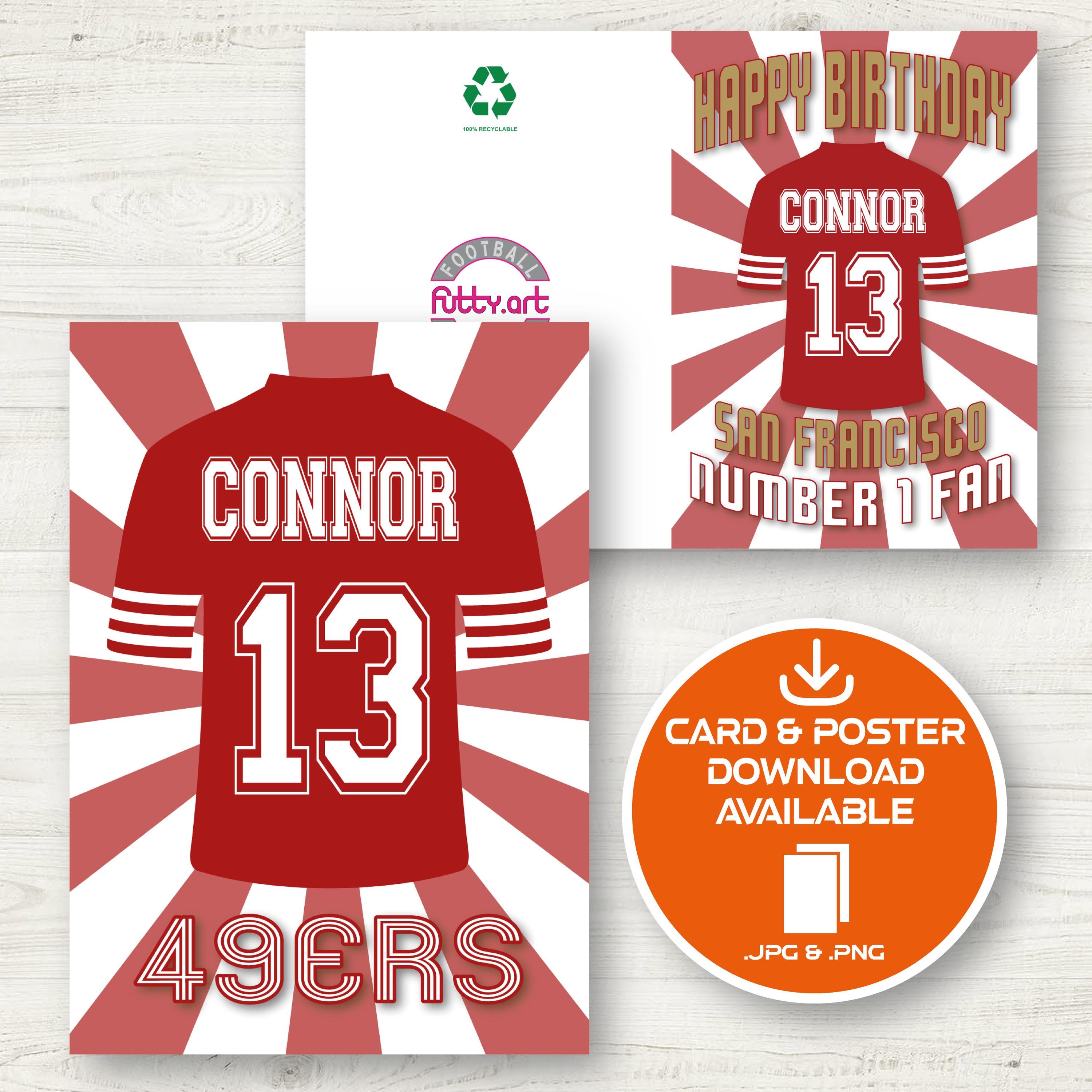 San Francisco 49ers Printable Card
