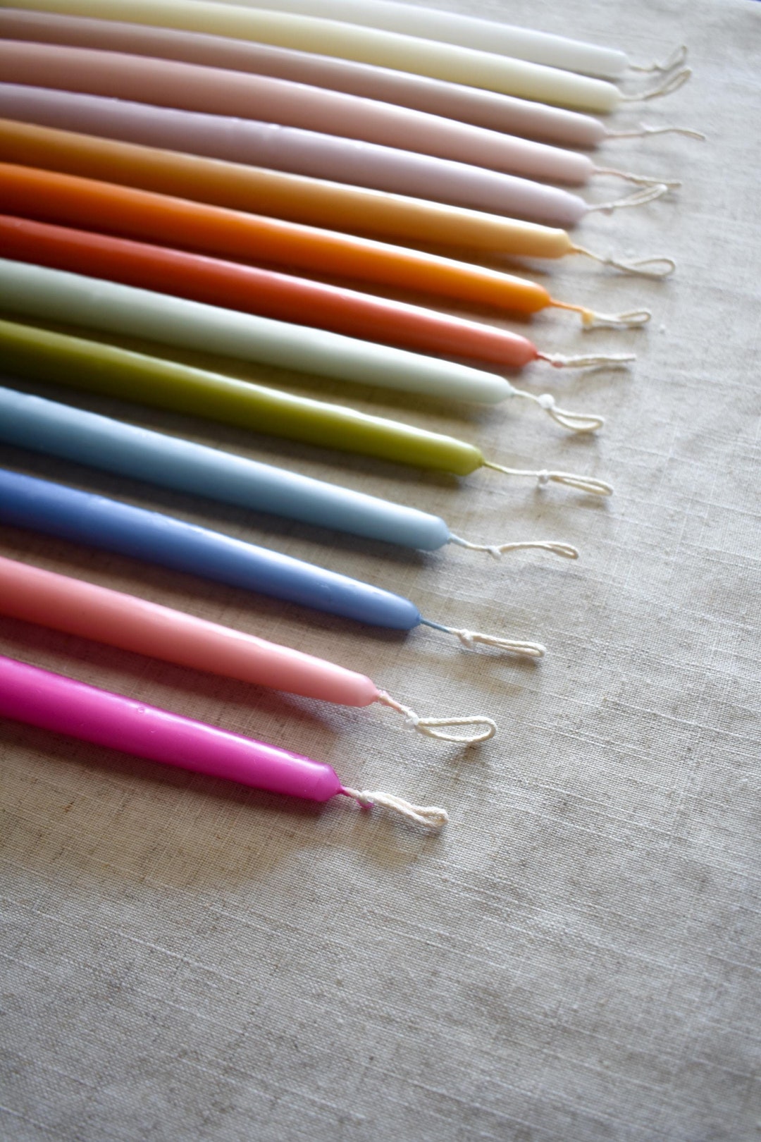 Handmade Taper Candles - Etsy