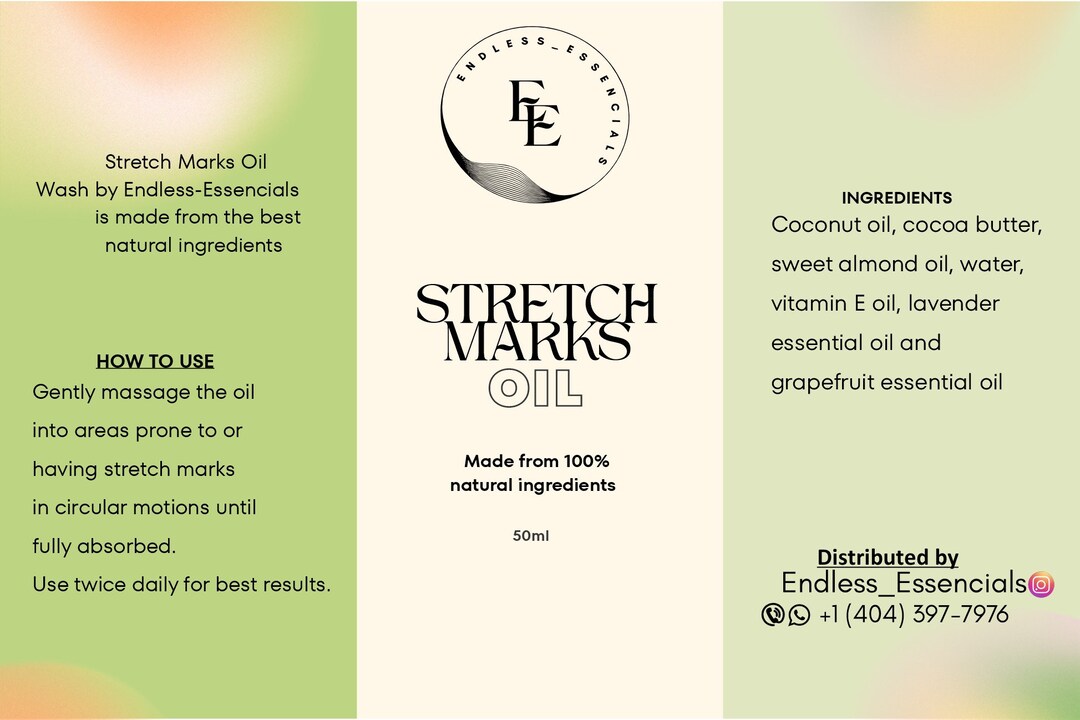 Stretch Marks Body Oil - Etsy