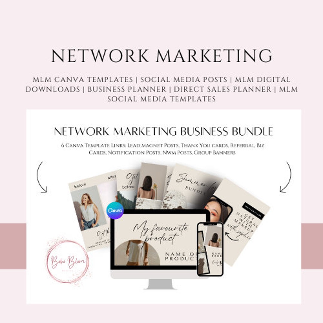 Network Marketing Social Media Posts Mlm Digital Downloads Business ...