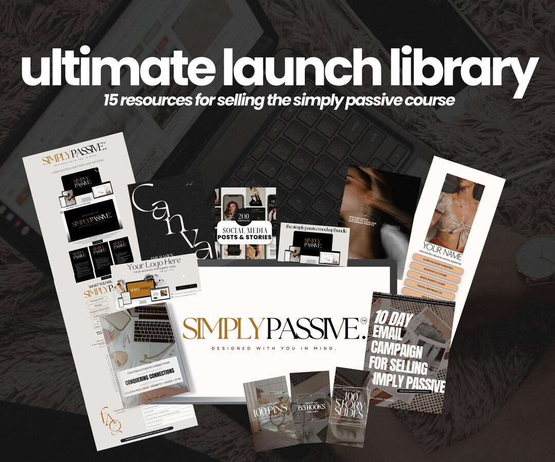 Simply Passive Done for You Sales Funnel Email Campaigns Social Media ...