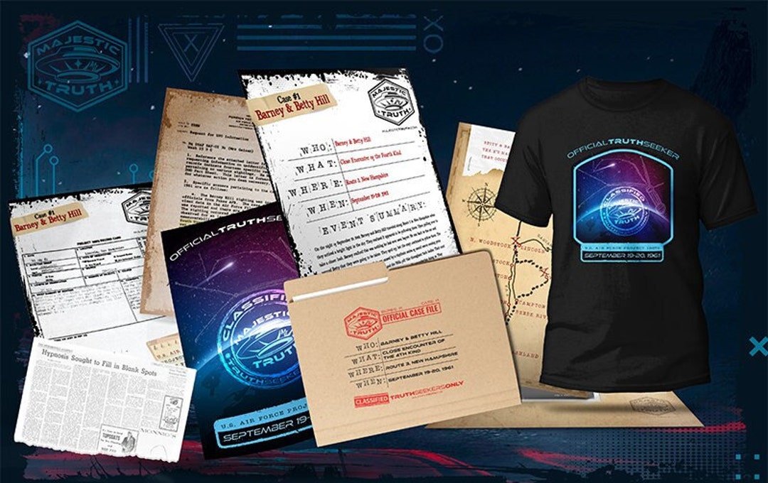 UFO Gifts, Barney and Betty Hill UFO Investigator Kit, Alien Gifts - Etsy