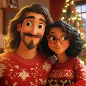 Bride and Groom Portraits, Personalized Wedding Gift, Pixar Character ...