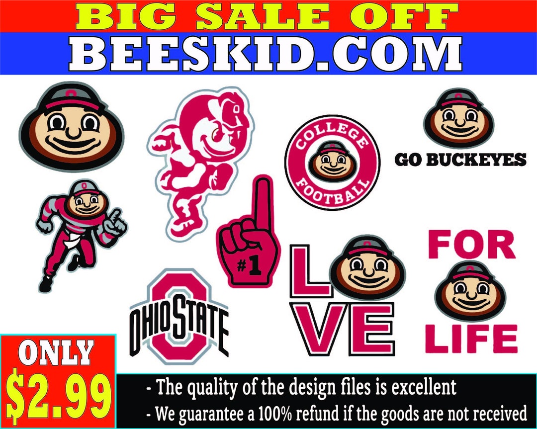 Ohio-state-buckeyes Svg Bundle Go-buckeyes Svg N-C-A-A Teams - Etsy