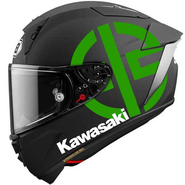 Kawasaki Helmet Stickers - Etsy