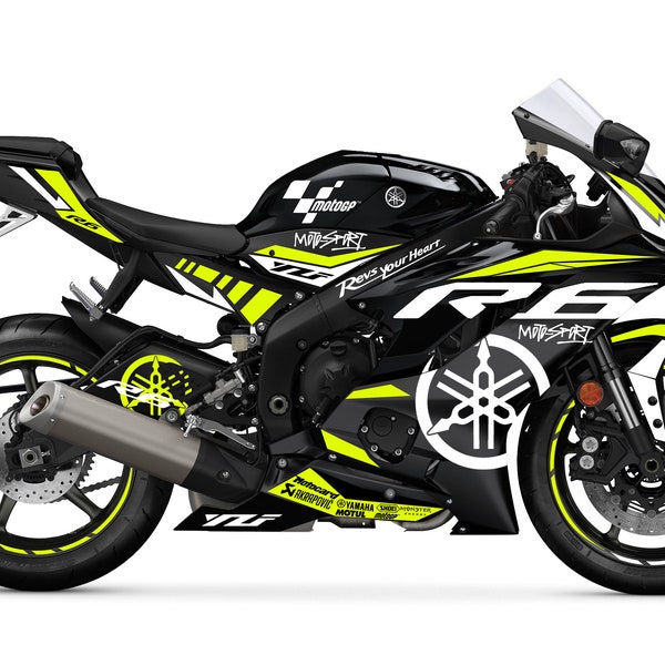 Yamaha R6 Graphic Kit - Etsy