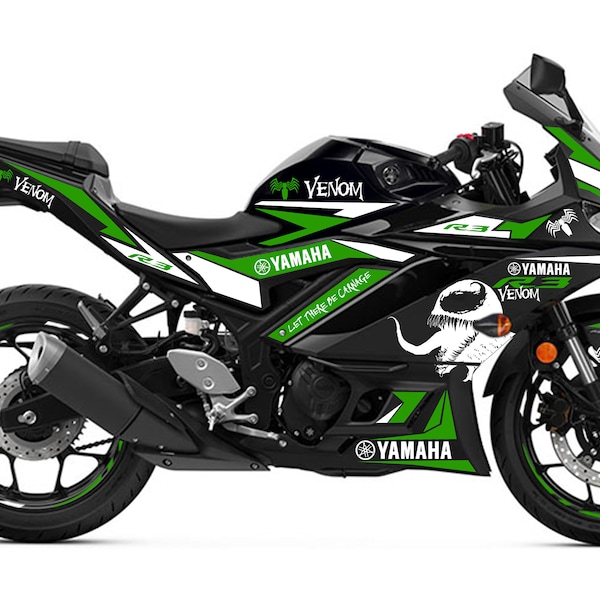 Yamaha R3 Decals Kit - Etsy