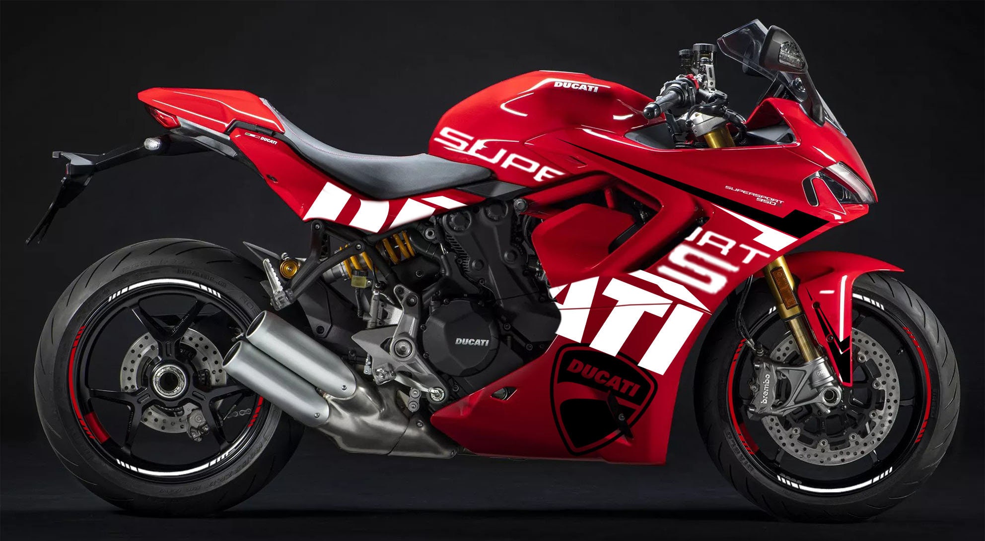 Ducati Supersport 950S Graphics Kit MG 2021-2023 - Etsy