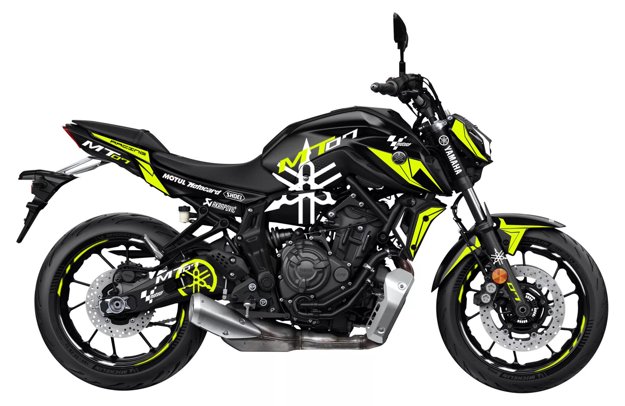Yamaha MT-07 Graphics Kit yamaha 2021-2024 - Etsy
