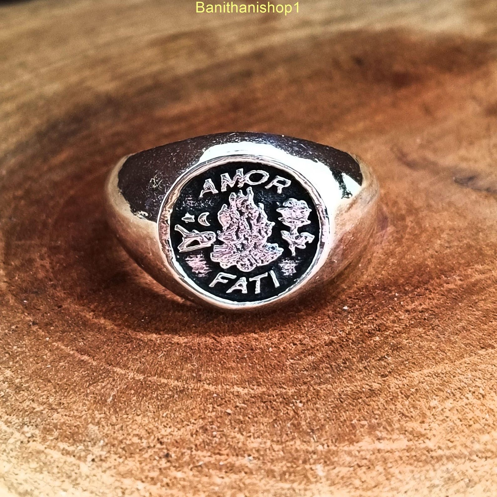 Amor Fati Ring,love of Fate Ring, Daily Stoic Ring,amor Fati Jewelry ...