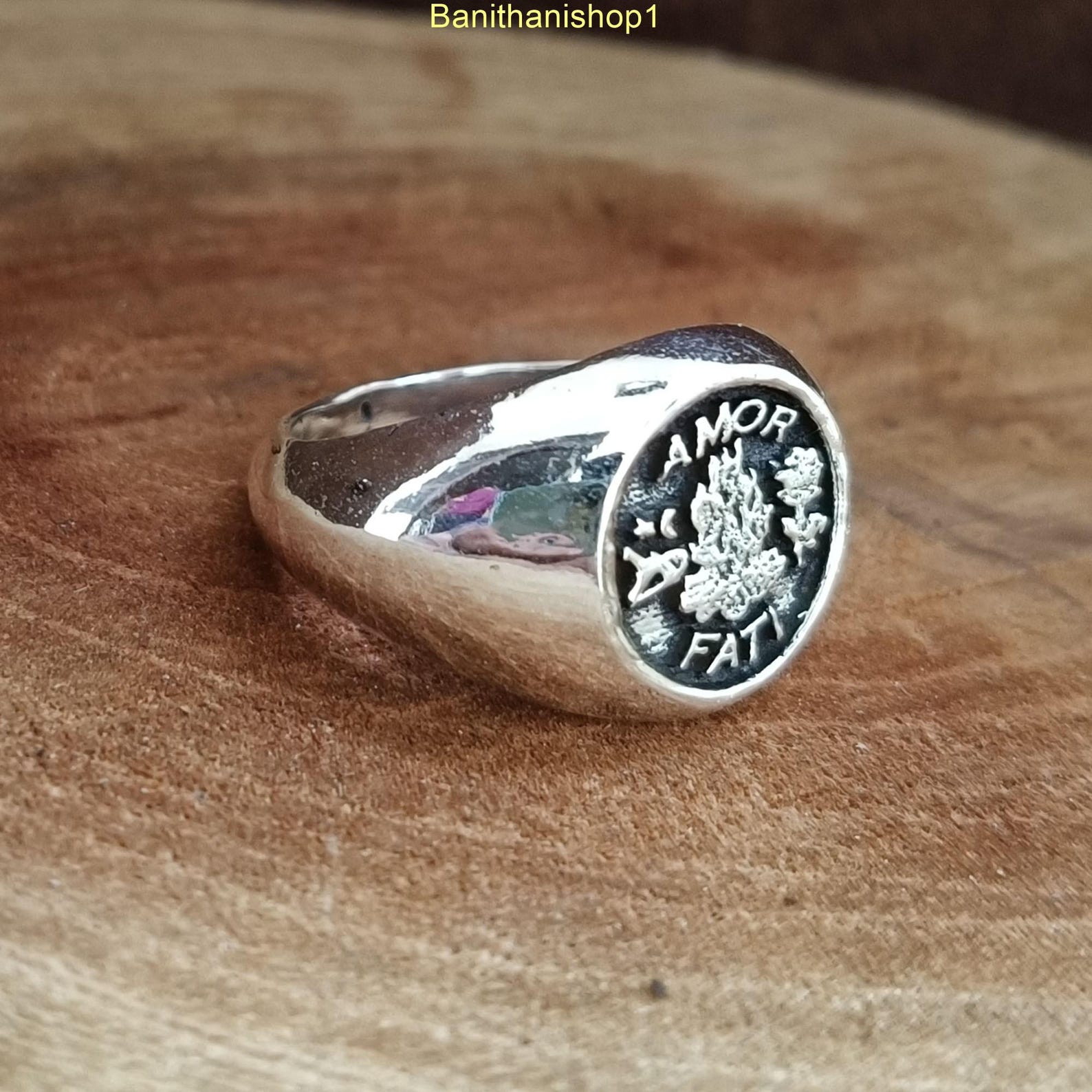 Amor Fati Ring,love of Fate Ring, Daily Stoic Ring,amor Fati Jewelry ...