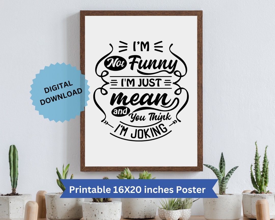Funny Poster for Office Wall Poster for Fun Wall Poster for - Etsy