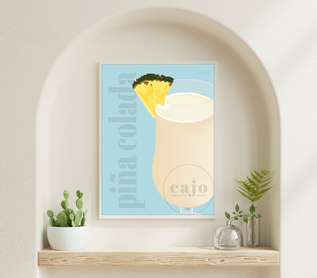 Pina Colada Poster Digital Print - Etsy