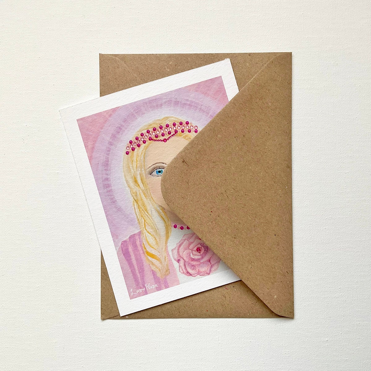 Lady Nada Ascended Master 5x6 Altar Print - Etsy