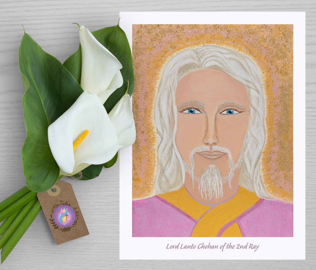 Ascended Master Lord Lanto 6x8" Chohan Art Print | Spiritual Art ...