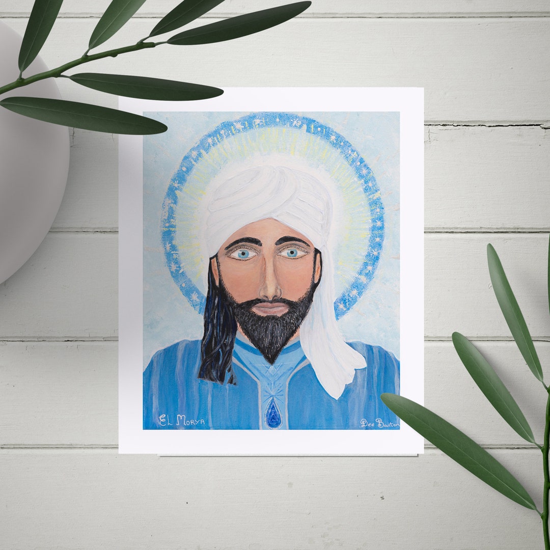 El Morya Ascended Master 5x6 Altar Print Spiritual Art Spiritual Prints ...