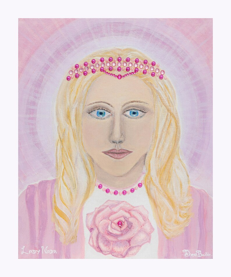 Lady Nada Ascended Master 5x6 Altar Print - Etsy