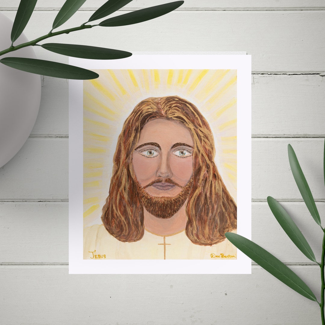 Jesus Ascended Master 5x6" Altar Print | Spiritual Art | Spiritual ...