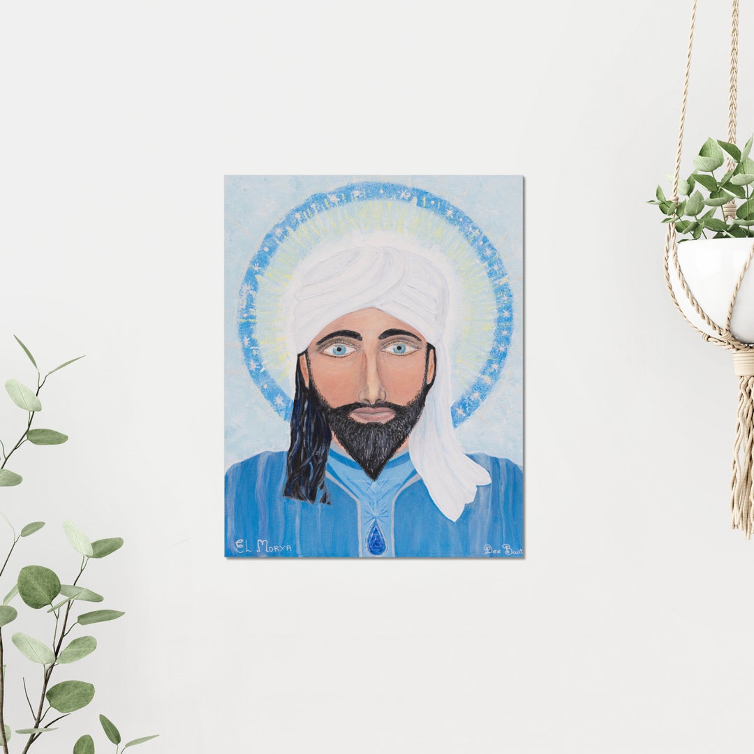 El Morya Ascended Master Art Print in 2 Sizes Spiritual Art Spiritual ...