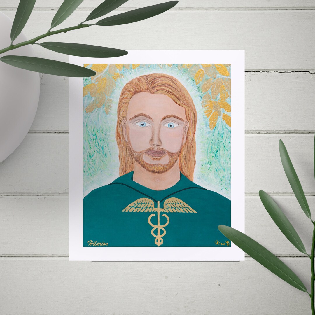 Ascended Master Hilarion 5x6 Altar Print Spiritual Art Spiritual Prints ...