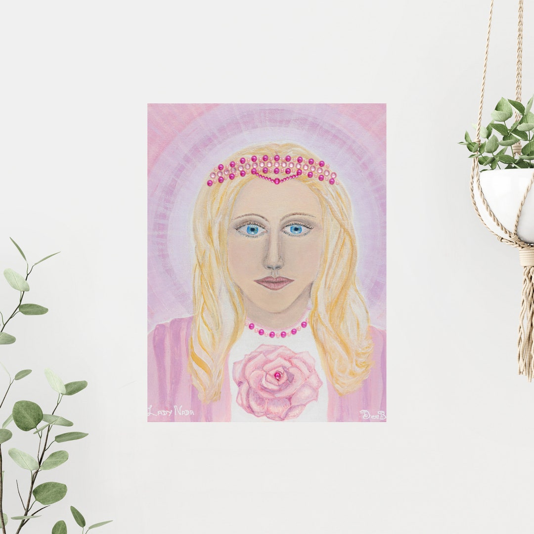 Lady Nada Ascended Master Art Print Ascended Masters Spiritual Art ...