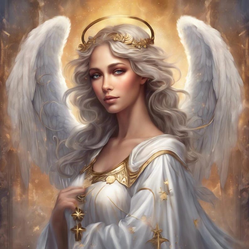 Guardian Angel | Divine Protection & Guidance | Spiritual Digital Art ...