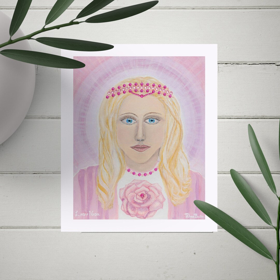 Lady Nada Ascended Master 5x6 Altar Print - Etsy